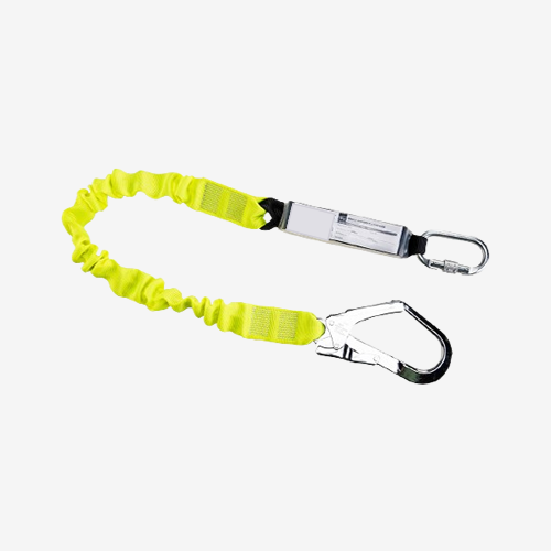 Single Elasticated Lanyard With Shock Absorber - Sawin Stanley